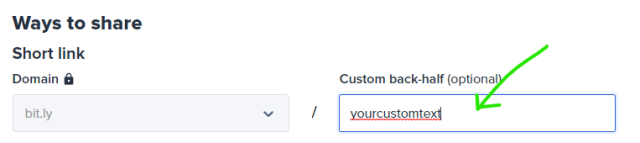 How To Create Custom Bit.ly Links