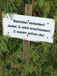 Can You Make Sense of These Funny German Signs?