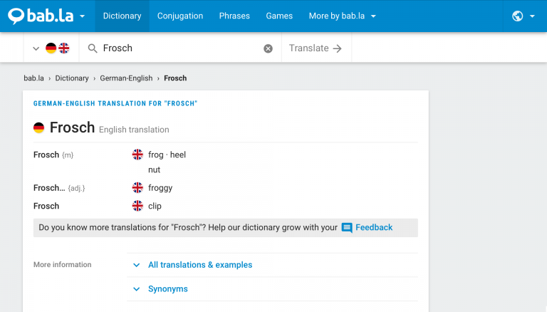 5 Best German-English Dictionaries Online, Offline, Apps & Add-Ons